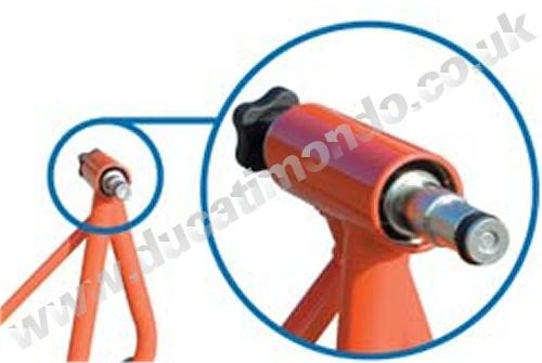 Ducati rear paddock stand PIN - 40mm - 1098, 1198, 1199 1299 Panigale ...